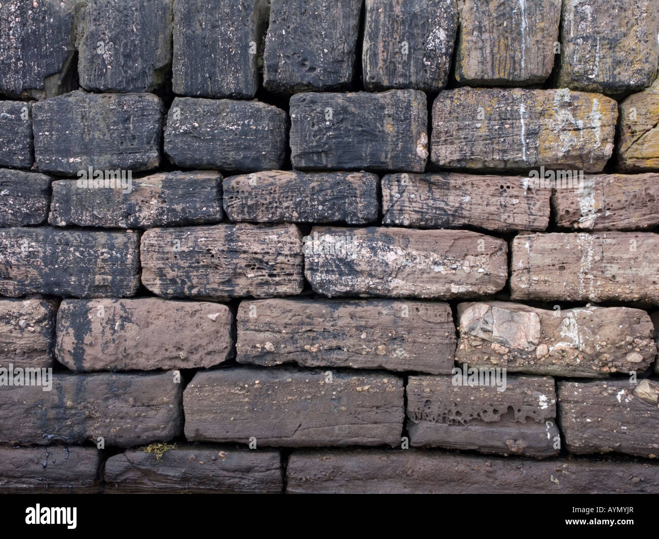 Structure stonework wall scotland scottish highlands fortrose hi-res ...