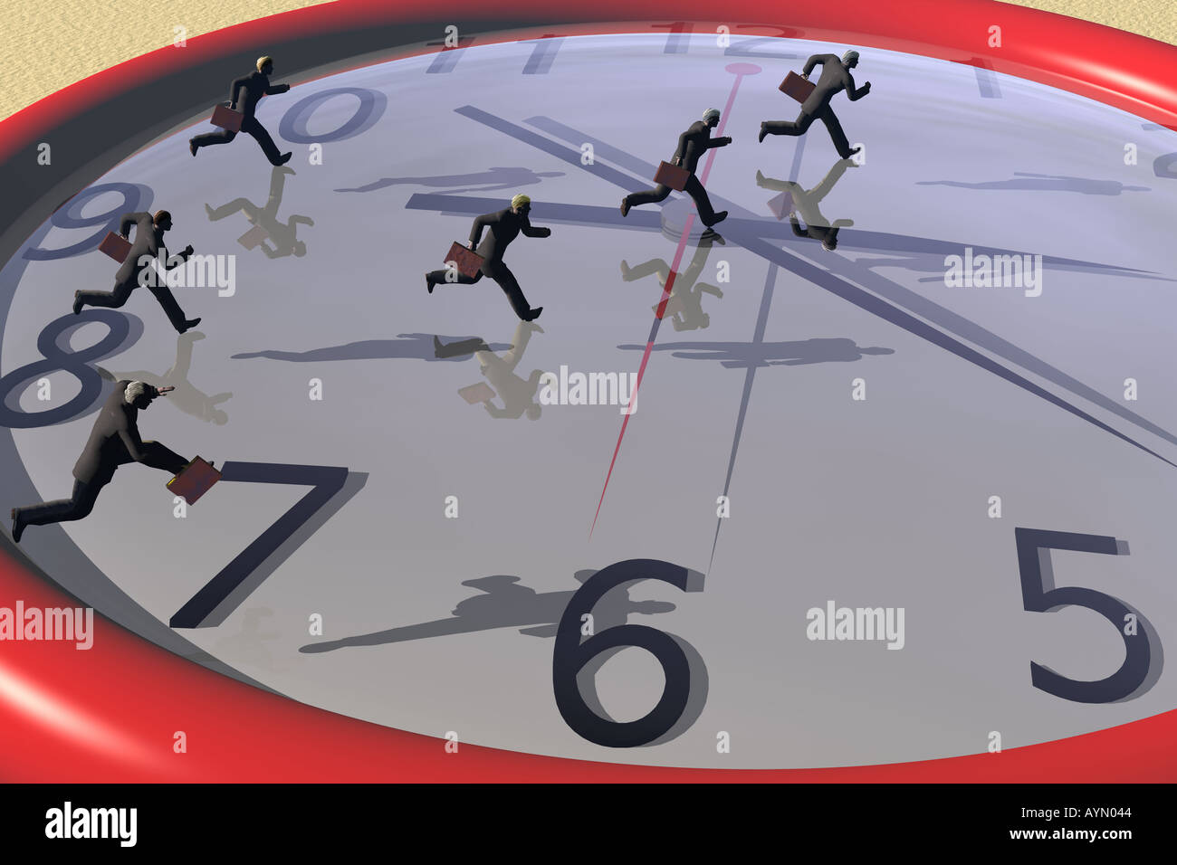 Racing against time Stock Photo - Alamy