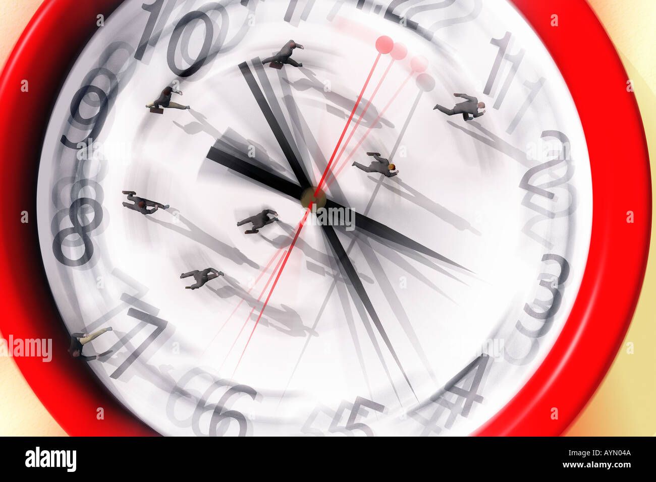 Racing against time Stock Photo - Alamy