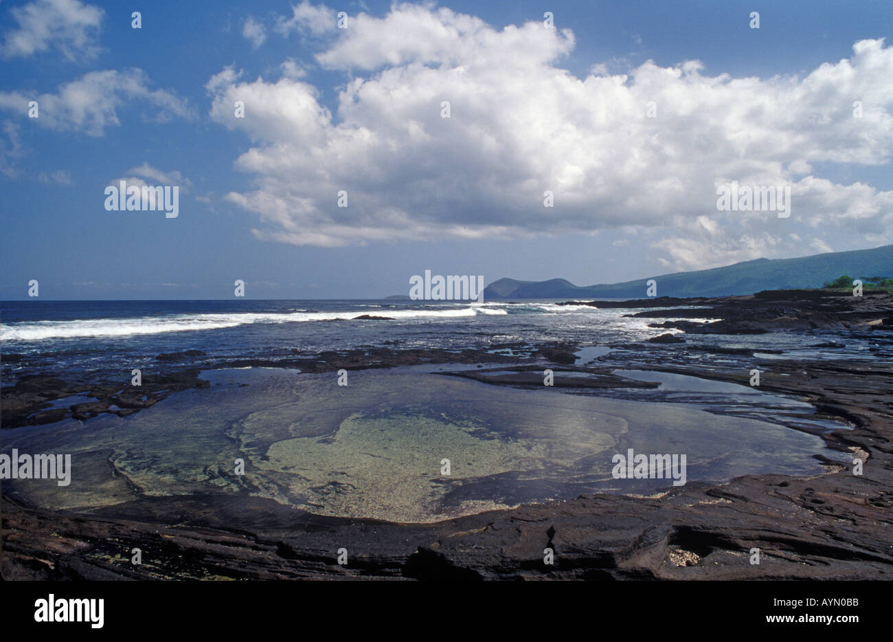 JAMES BAY ISLA SANTIAGO GALAPAGOS ISLANDS ECUADOR Stock Photo - Alamy