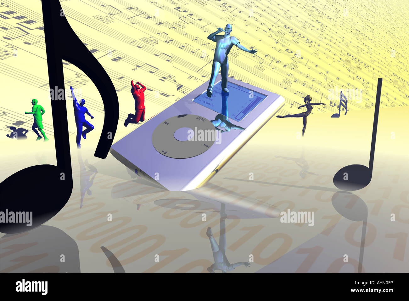 Handheld music player hi-res stock photography and images - Alamy