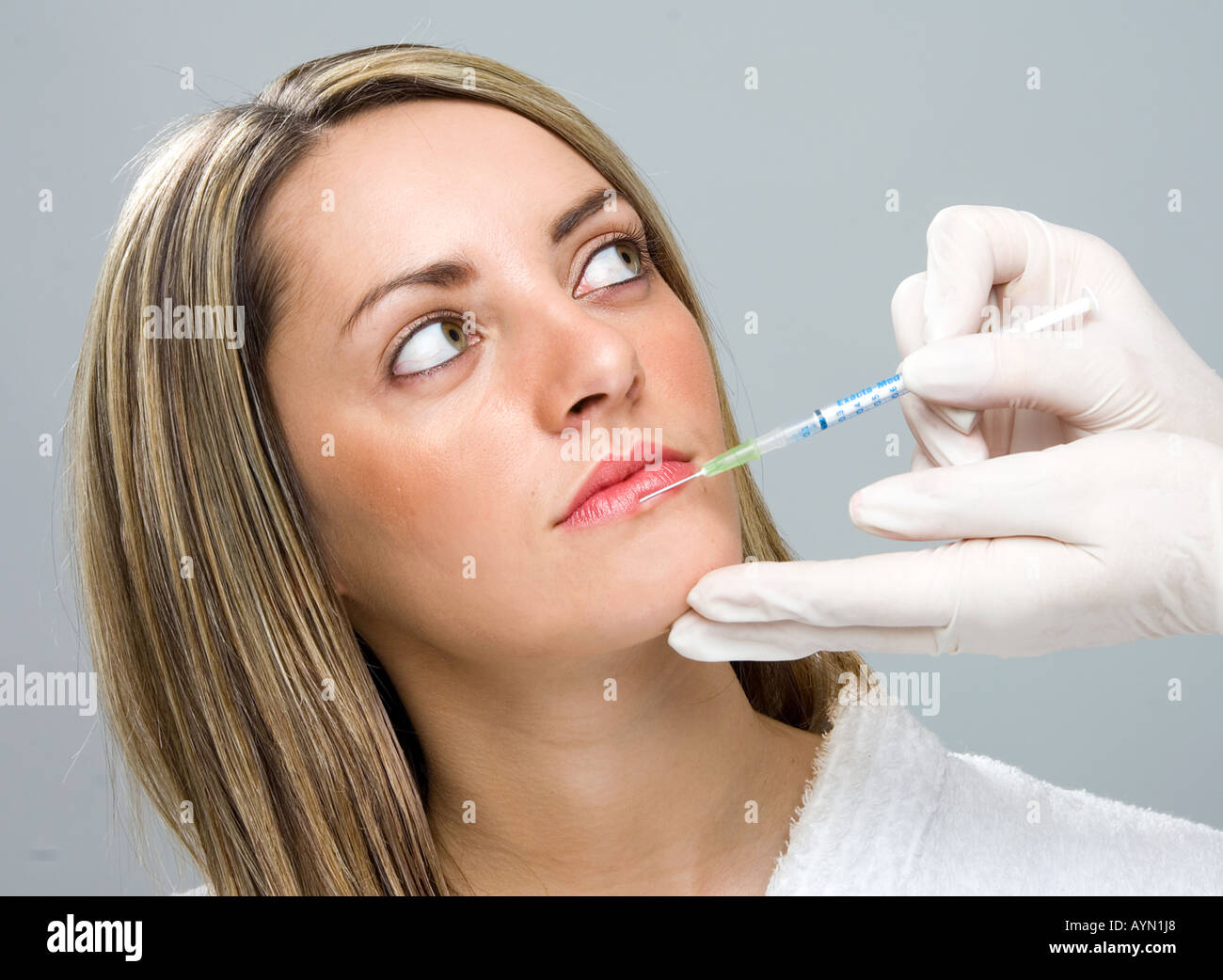 Botox injections in face hi-res stock photography and images - Alamy