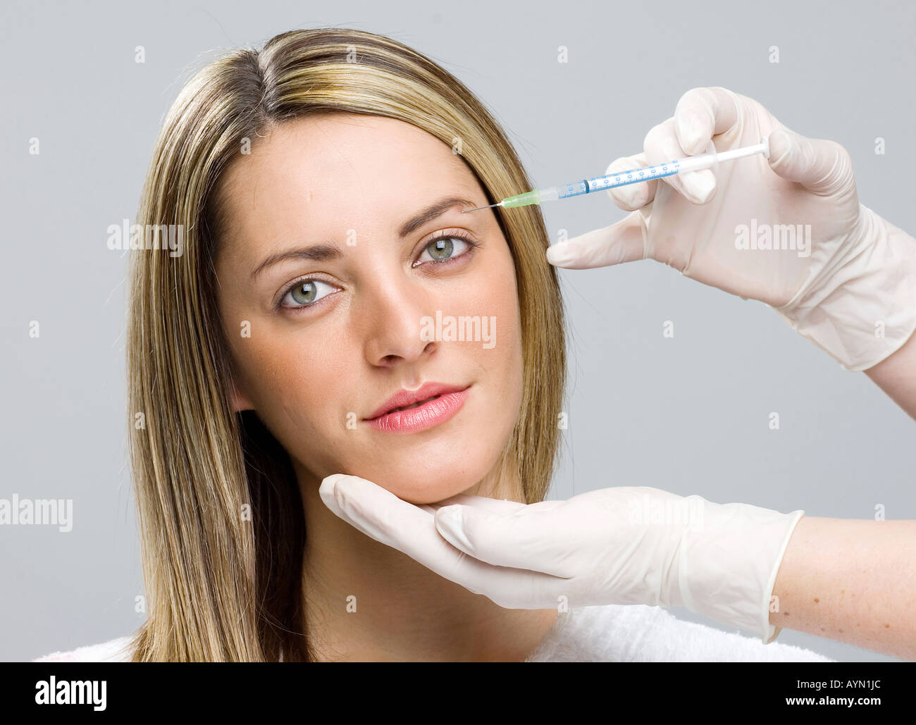 Botox injections in face hi-res stock photography and images - Alamy