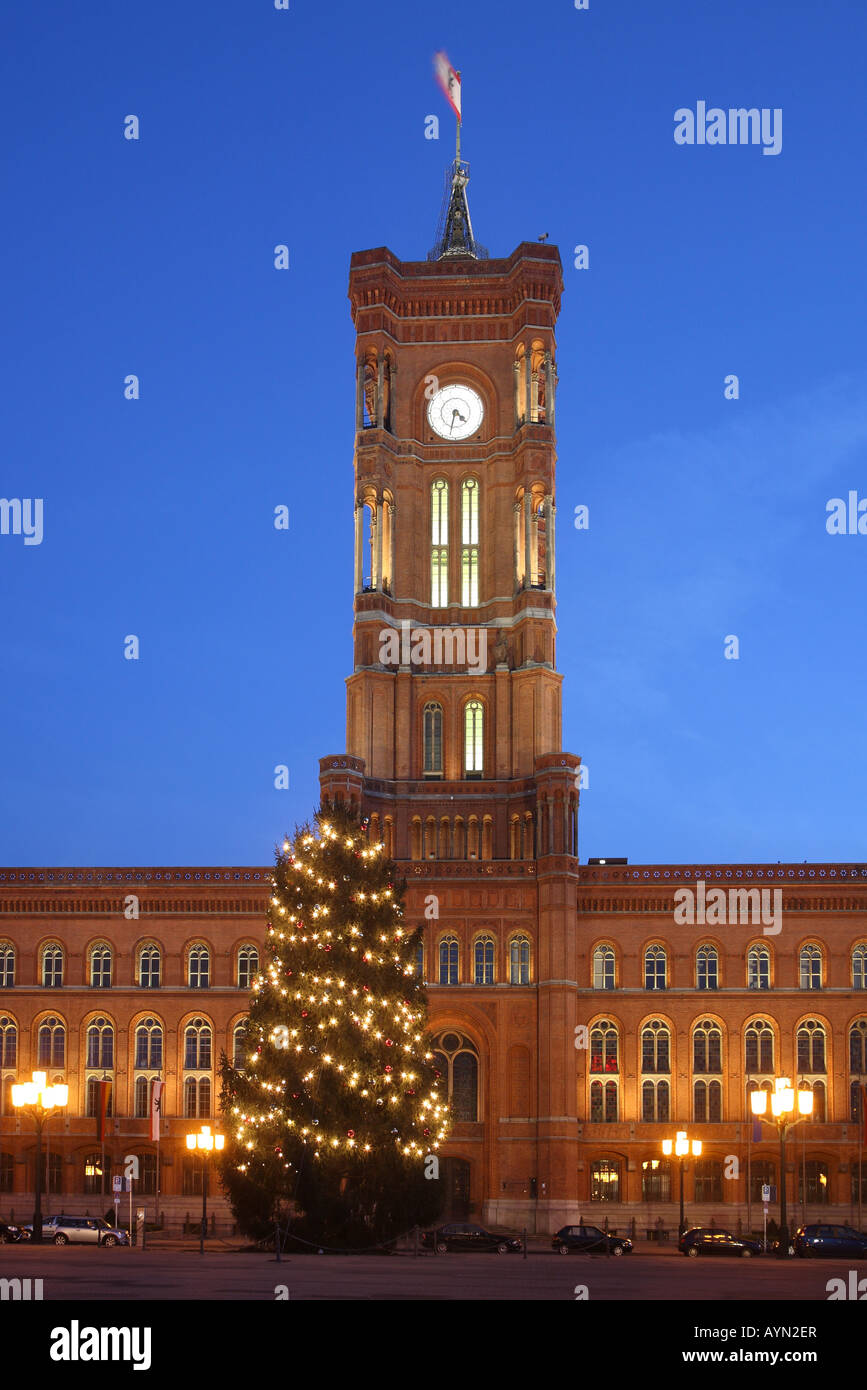 Europa Europe Germany Deutschland Berlin Mitte Rotes Rathaus Red Town ...