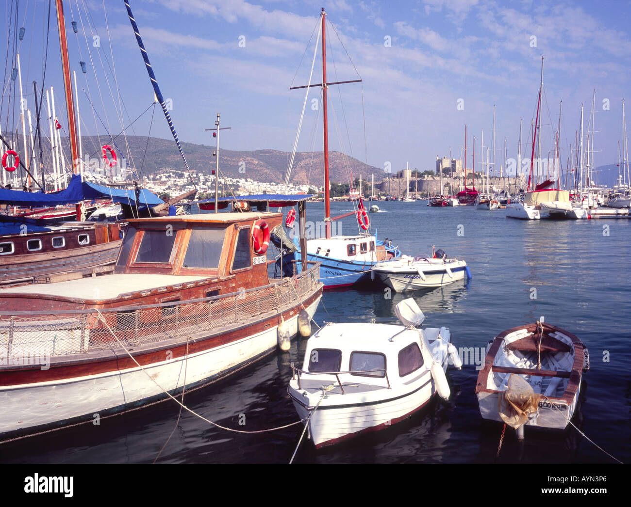 Bodrum port Turkey Stock Photo - Alamy