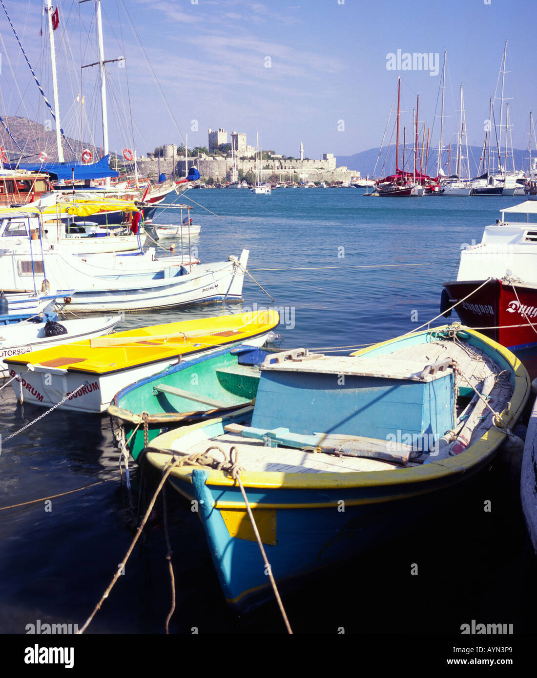Bodrum port Turkey Stock Photo - Alamy