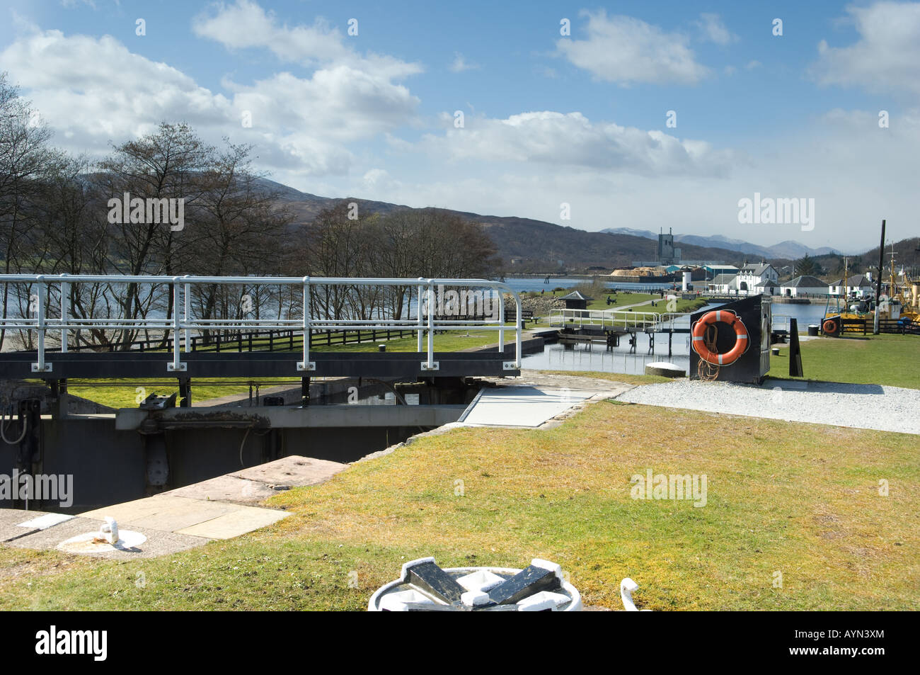 Lock Gates at Corpach Stock Photo - Alamy