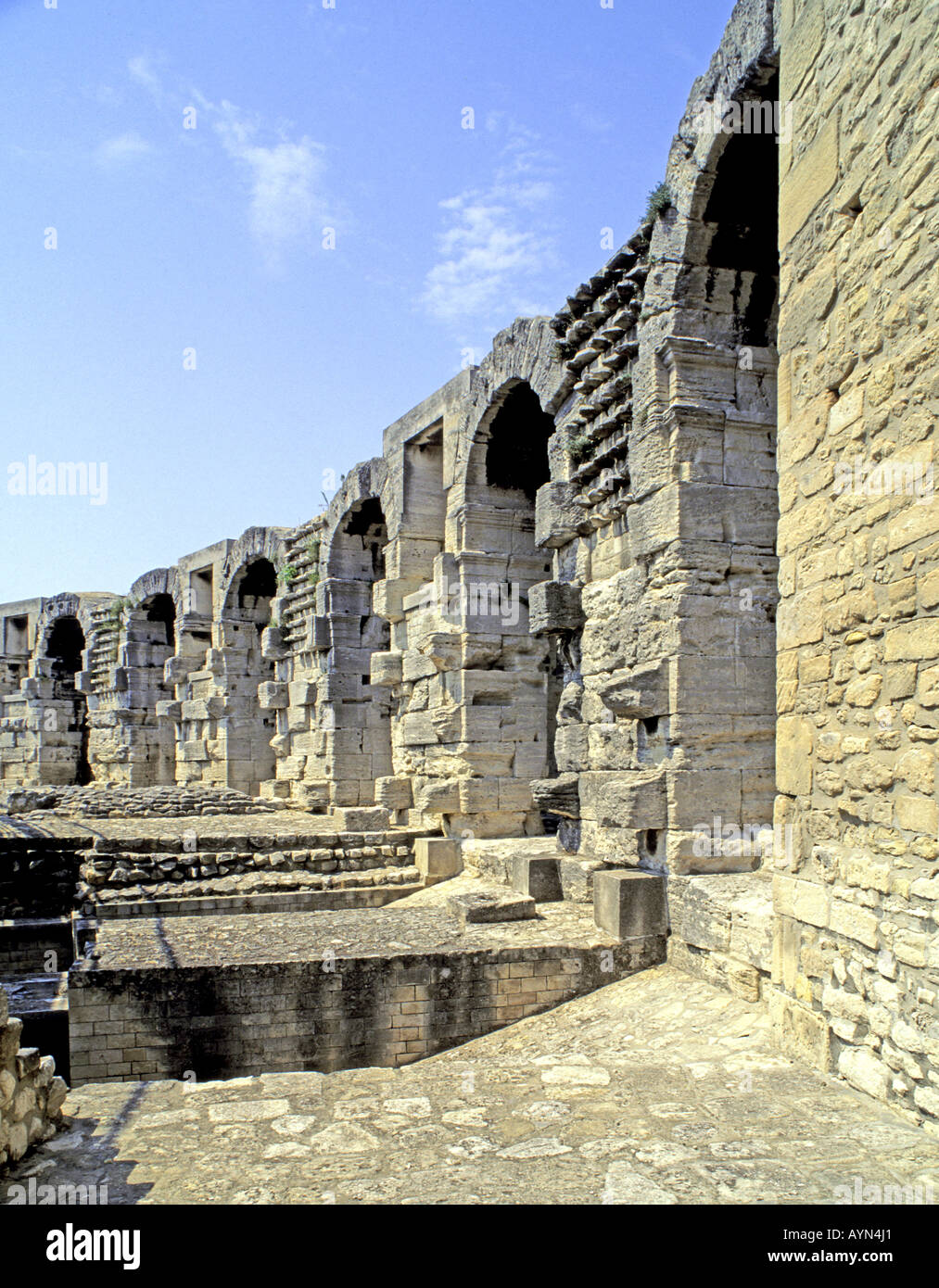 Ancient roman amphitheatre Arles Provence France Stock Photo - Alamy