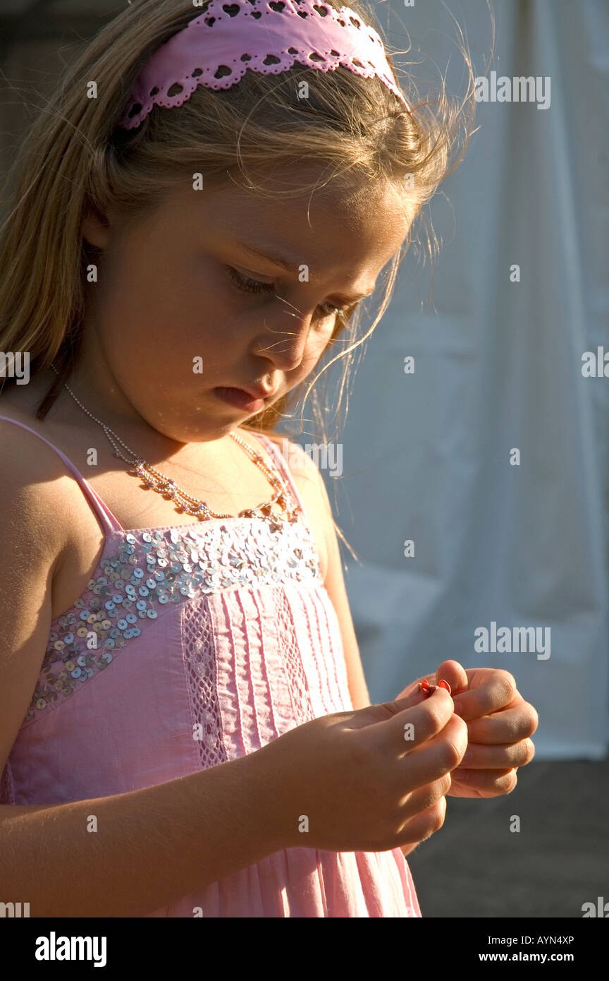 Young girl (aged 6 Stock Photo - Alamy
