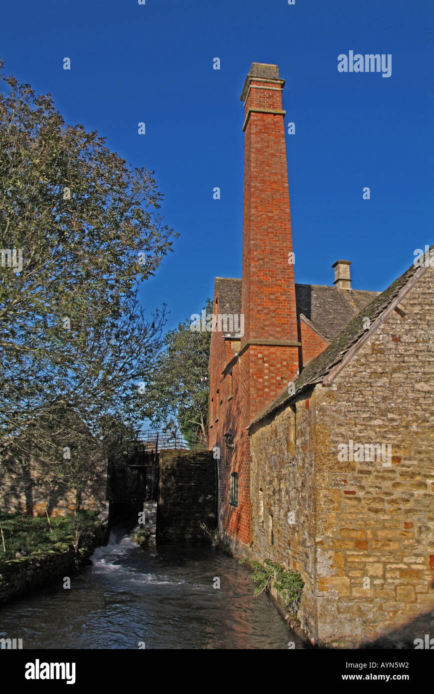 The mill, Lower Slaughter, Gloucestershire, Cotswolds, England, UK ...