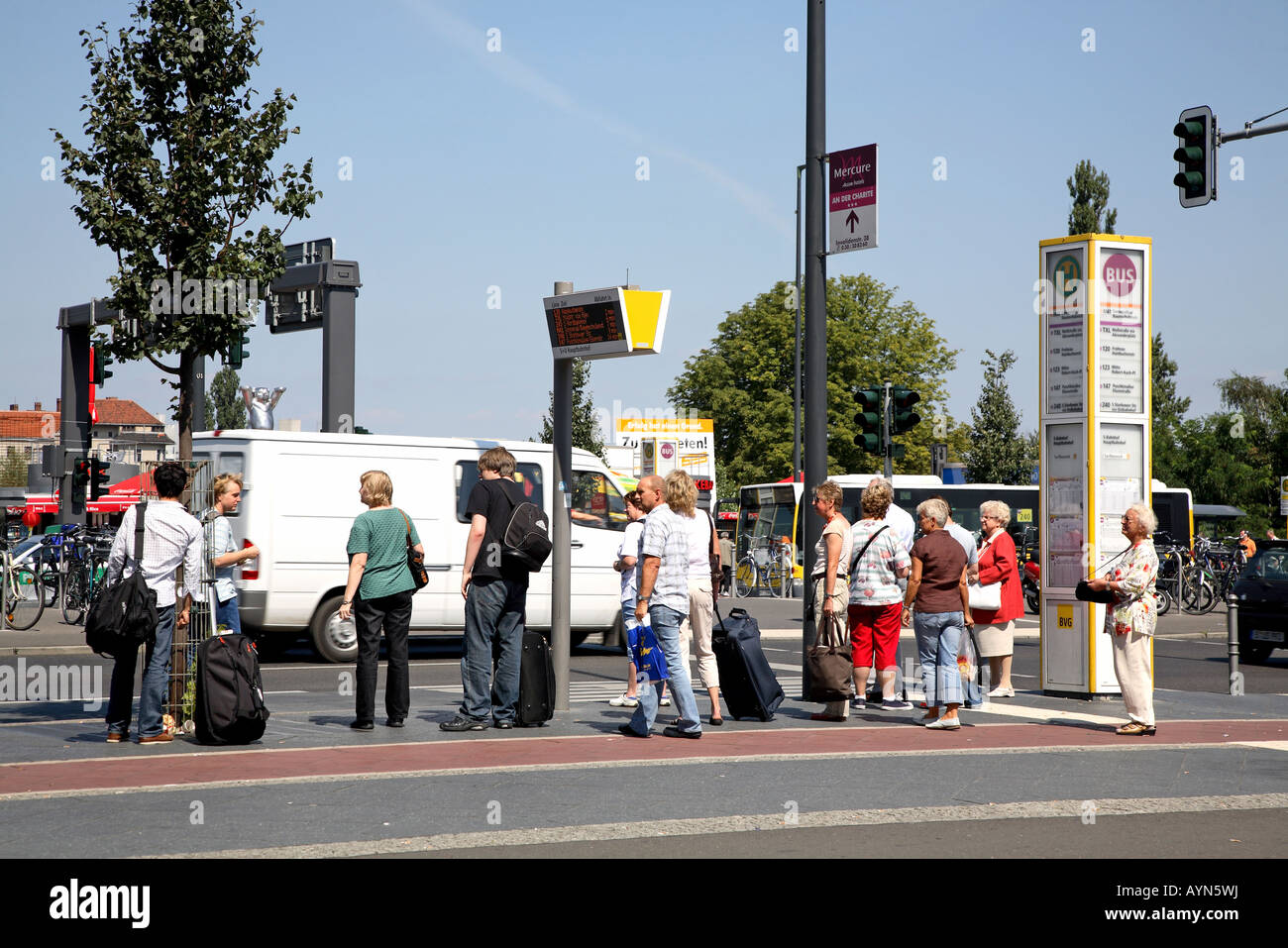 Berlin Germany Central Bus Station High Resolution Stock Photography ...
