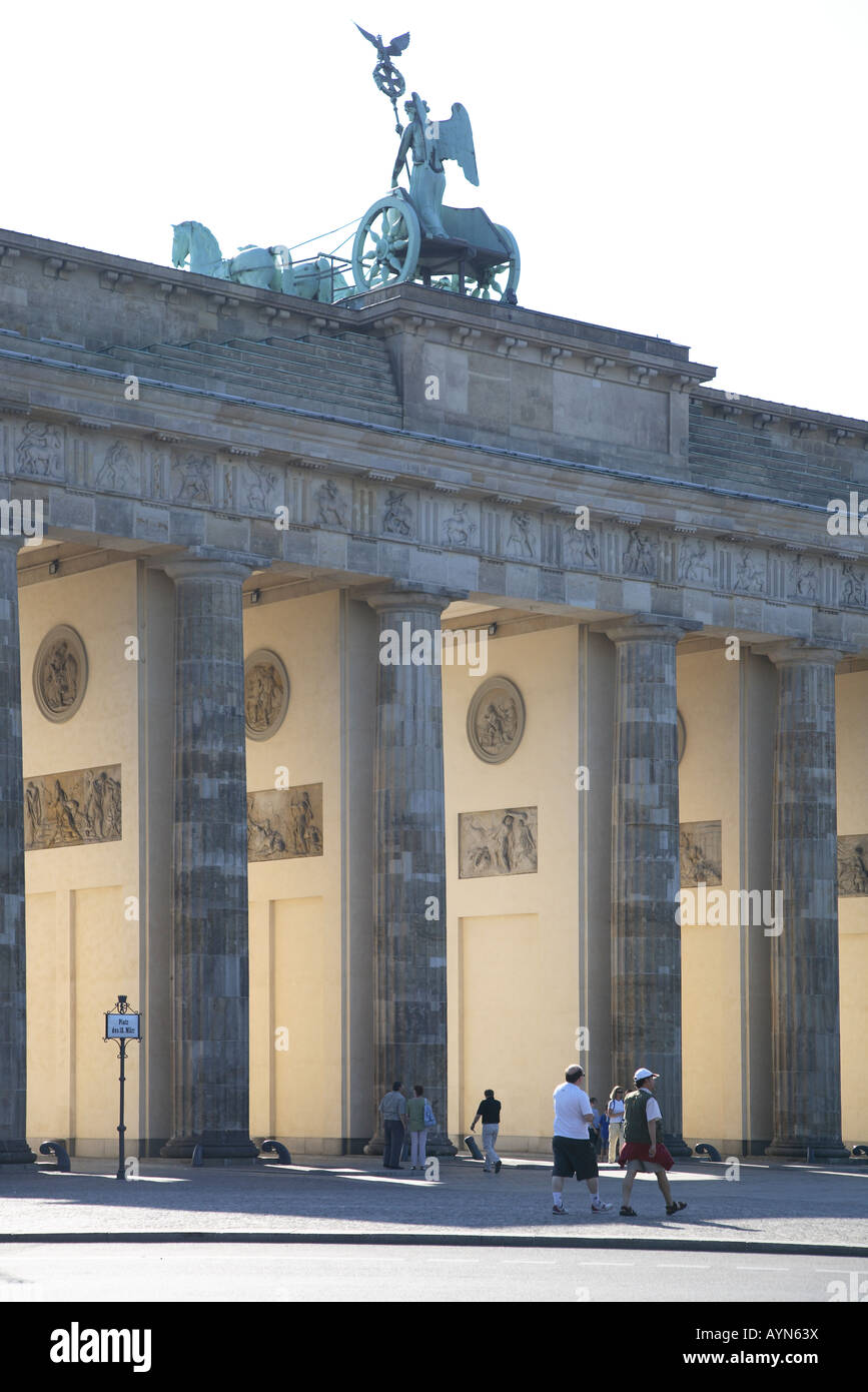 Europa Europe Germany Deutschland Berlin Brandenburger Tor Gate Stock ...