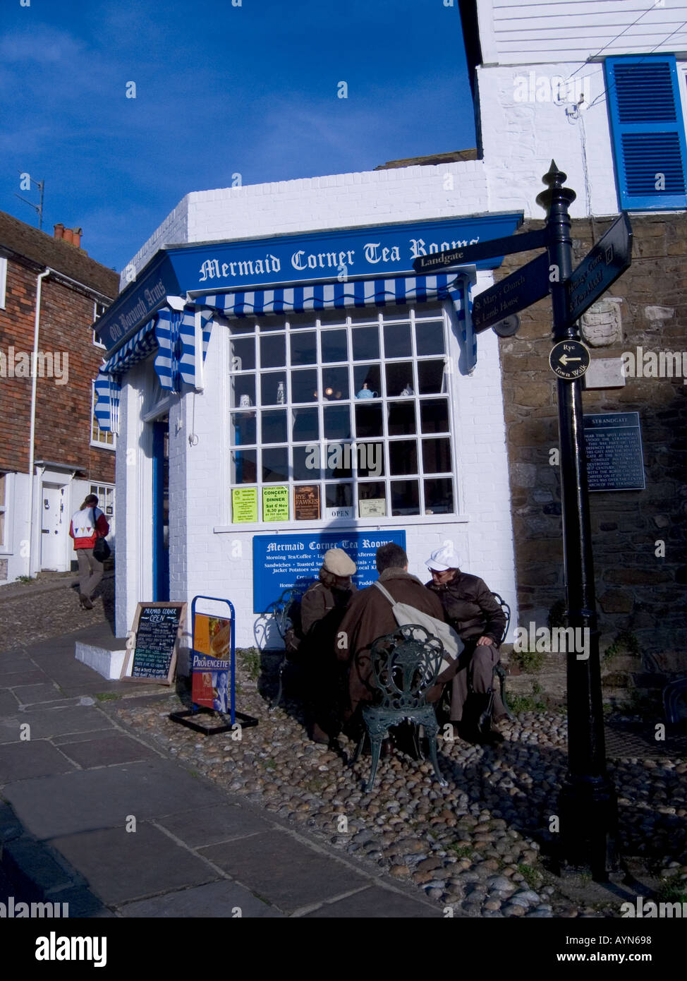 Tea Rooms Rye Sussex UK Stock Photo - Alamy