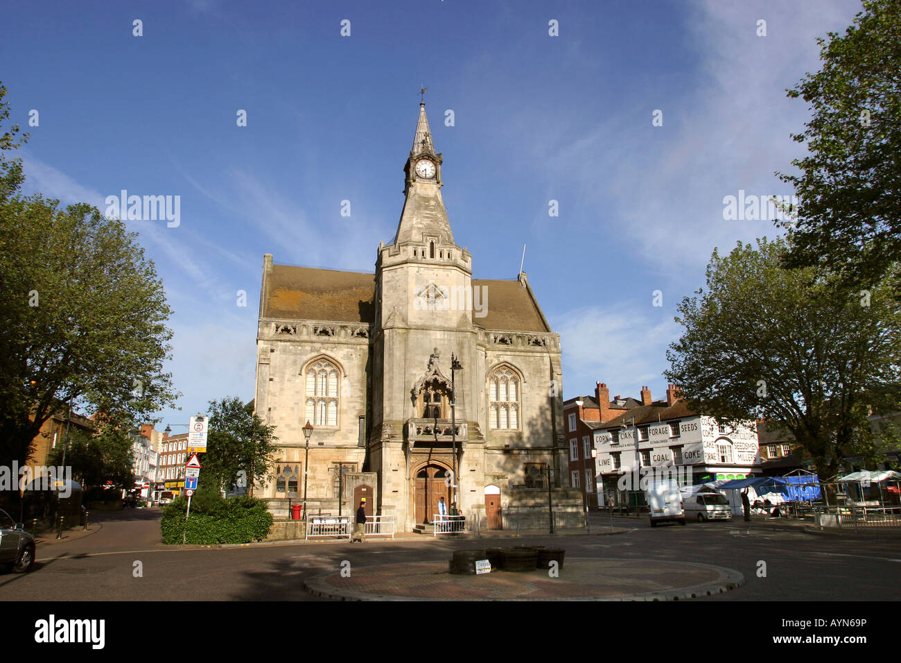 UK Oxfordshire Banbury Town Hall Stock Photo - Alamy