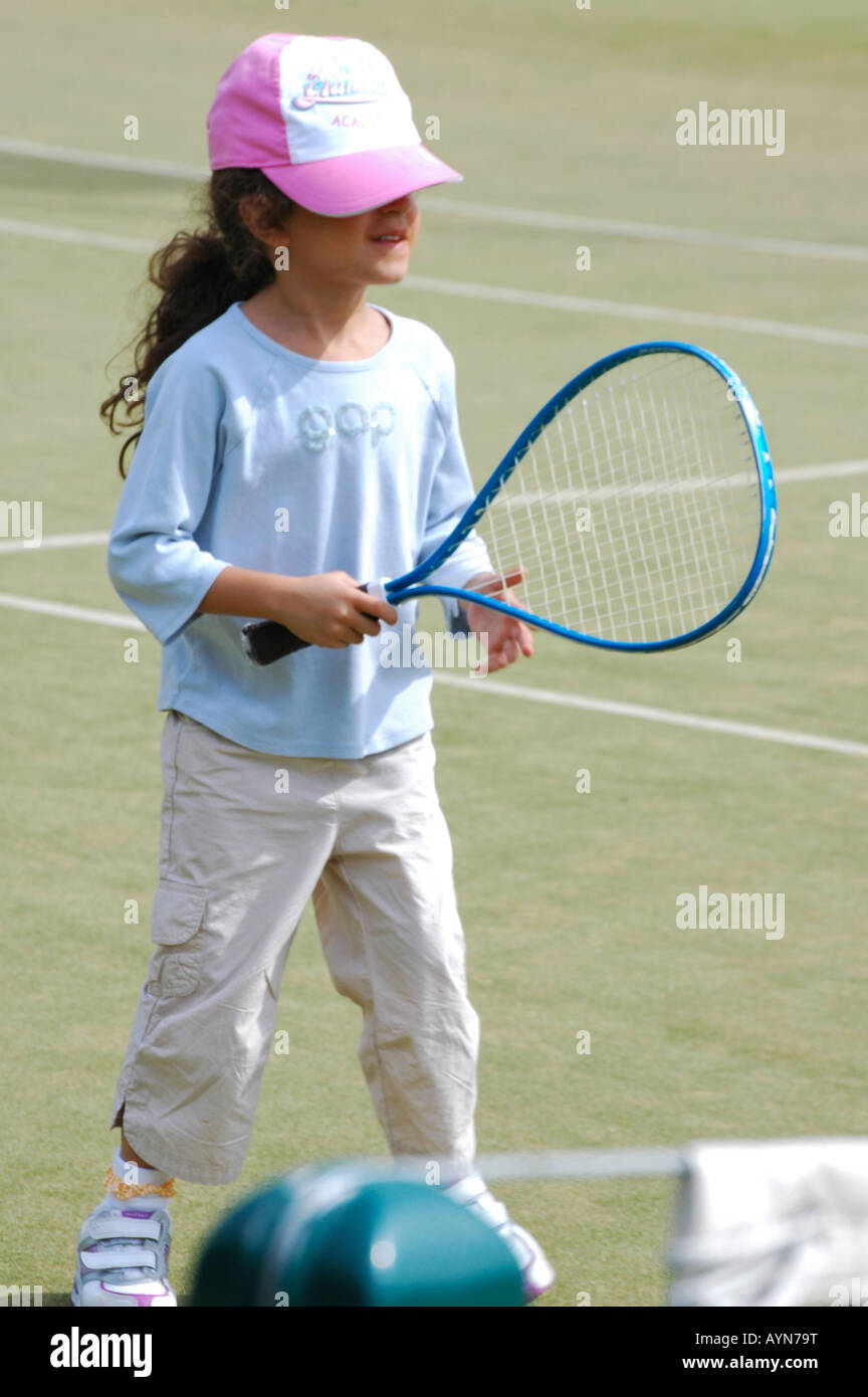 kids play tennis Stock Photo - Alamy