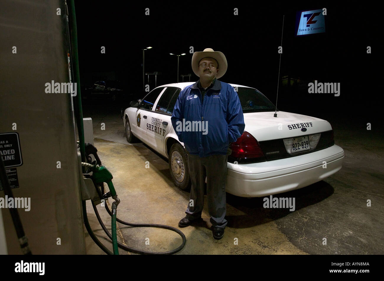 Terrell county local Sheriff in New Mexico USA Stock Photo - Alamy