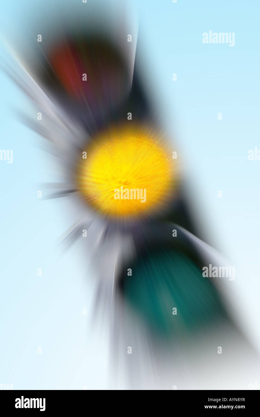 Amber traffic light Stock Photo - Alamy