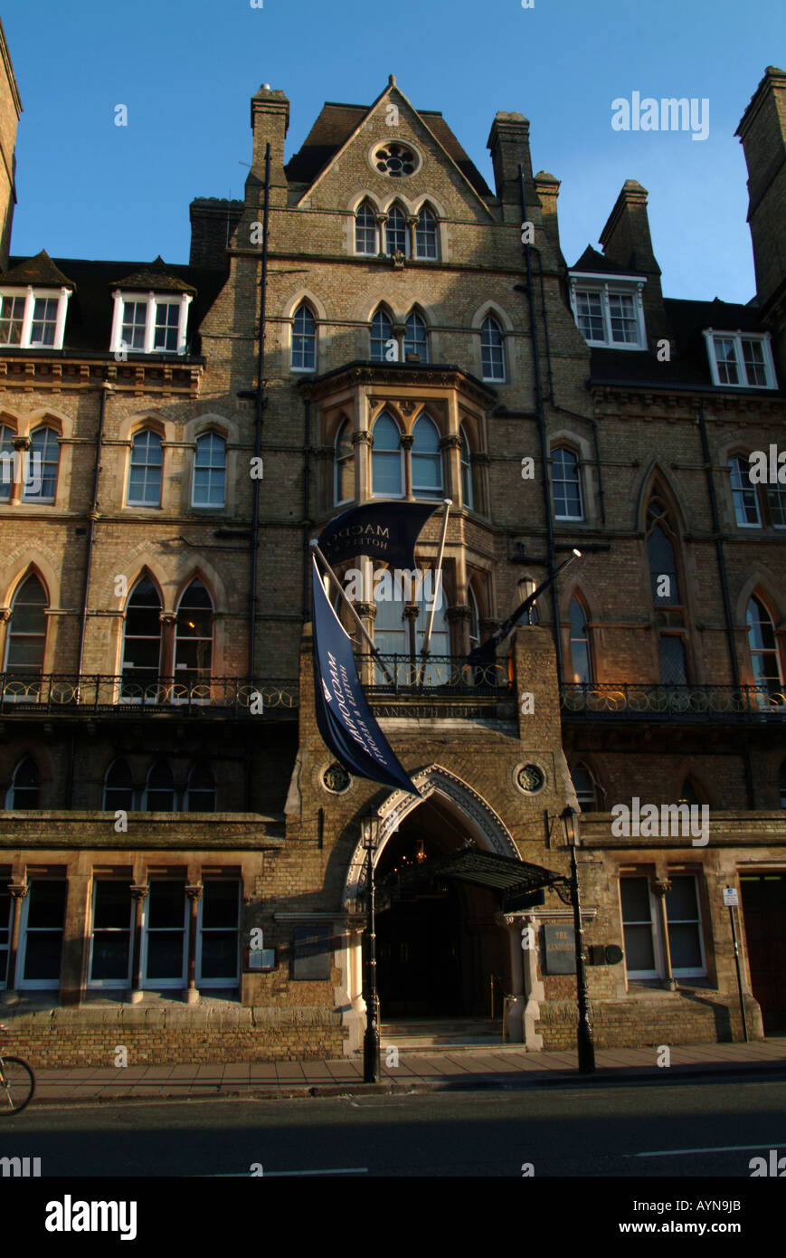Entrance to the Randolph Hotel, Oxford, England, UK Stock Photo - Alamy