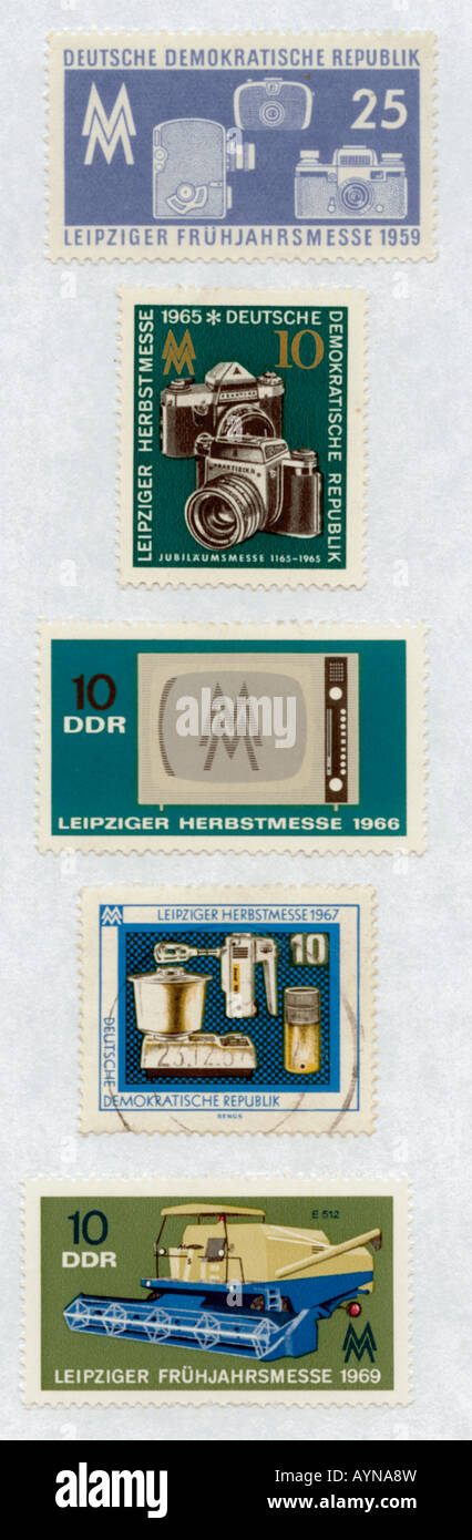 Special stamps of leipzig trade fair hi-res stock photography and ...