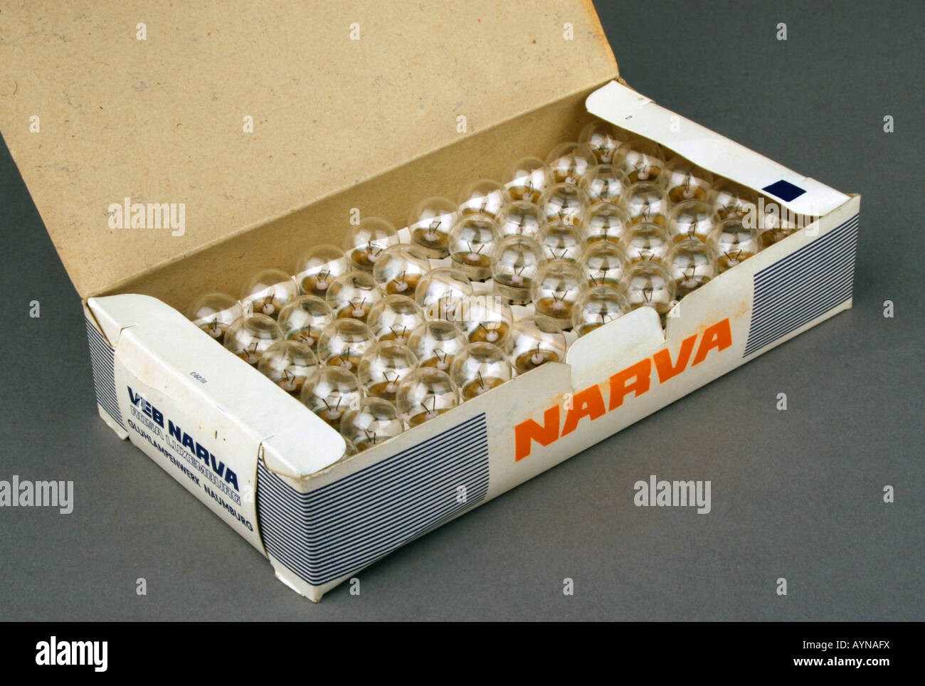energy, lamps, NARVA bicycle light bulbs, box, produced by VEB ...