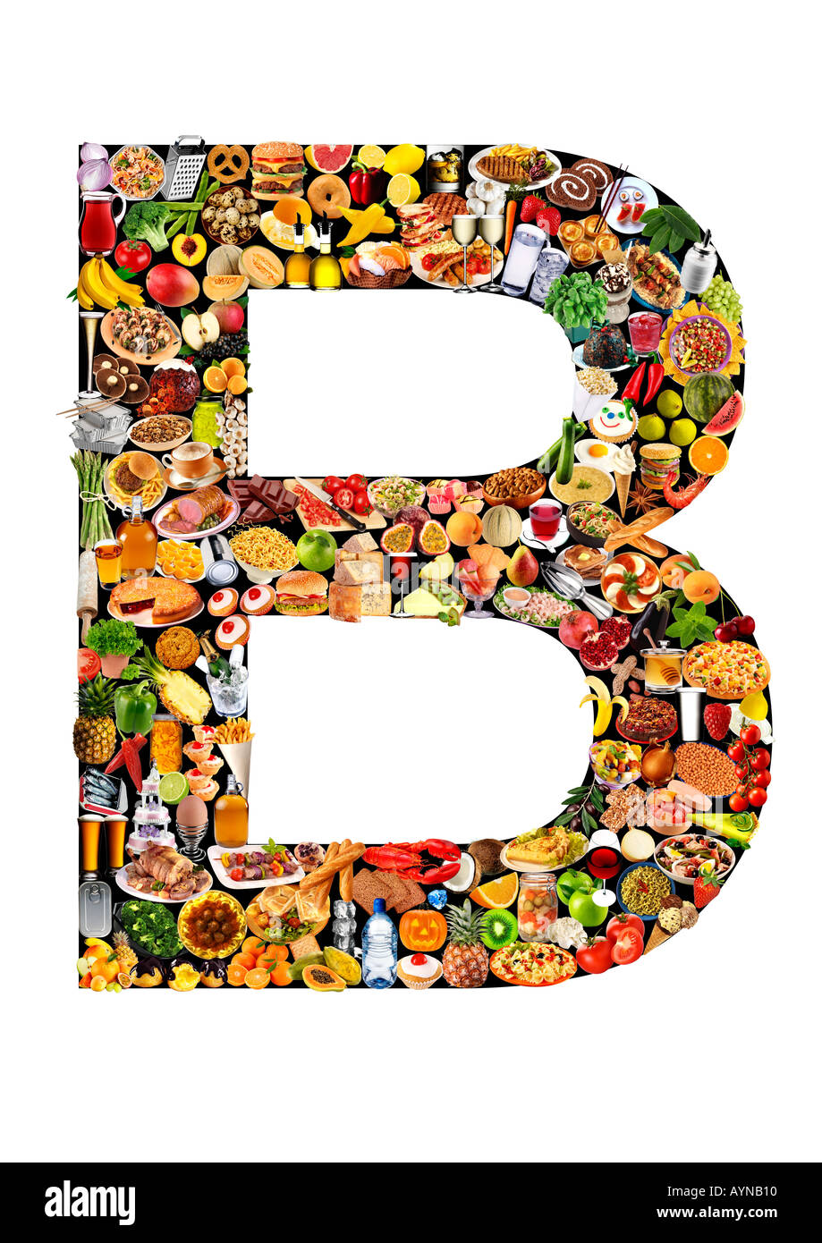 Letter b calligraphy Cut Out Stock Images & Pictures - Alamy