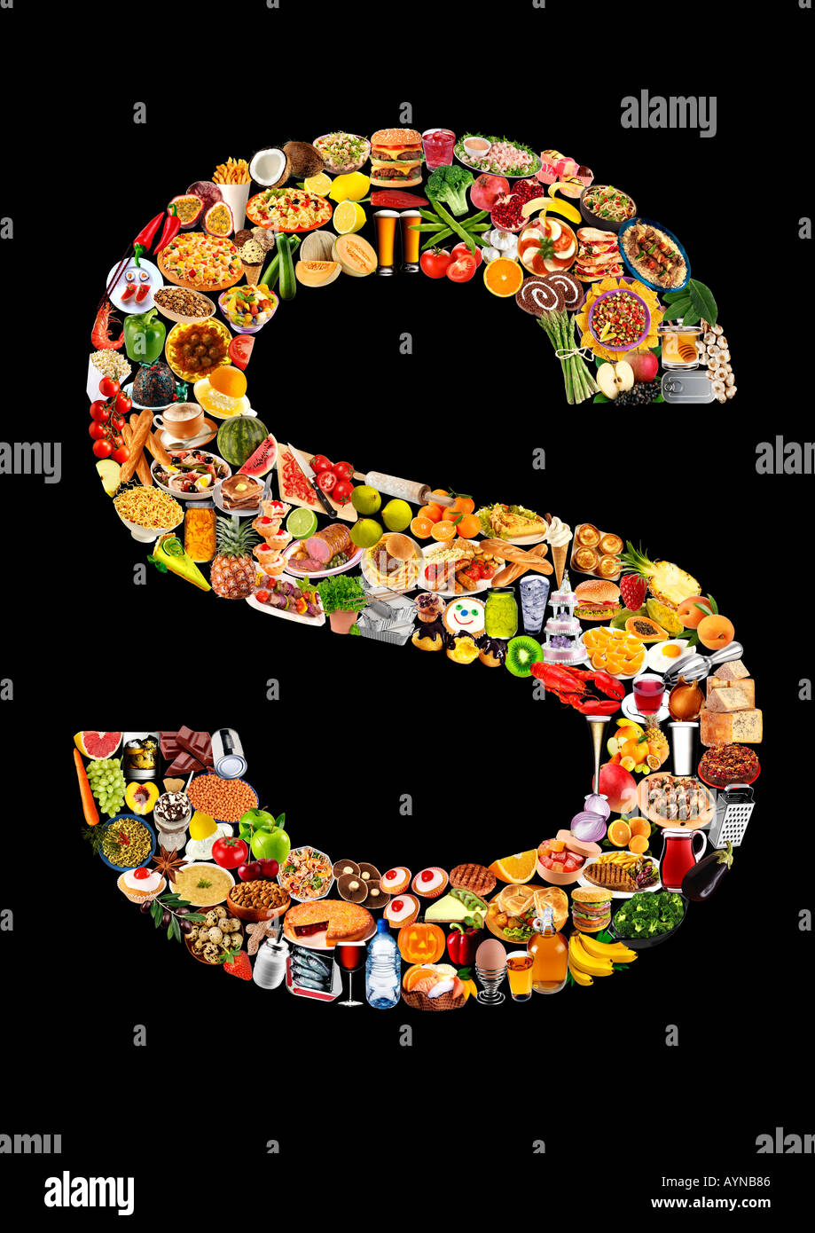 Foodfont hi-res stock photography and images - Alamy