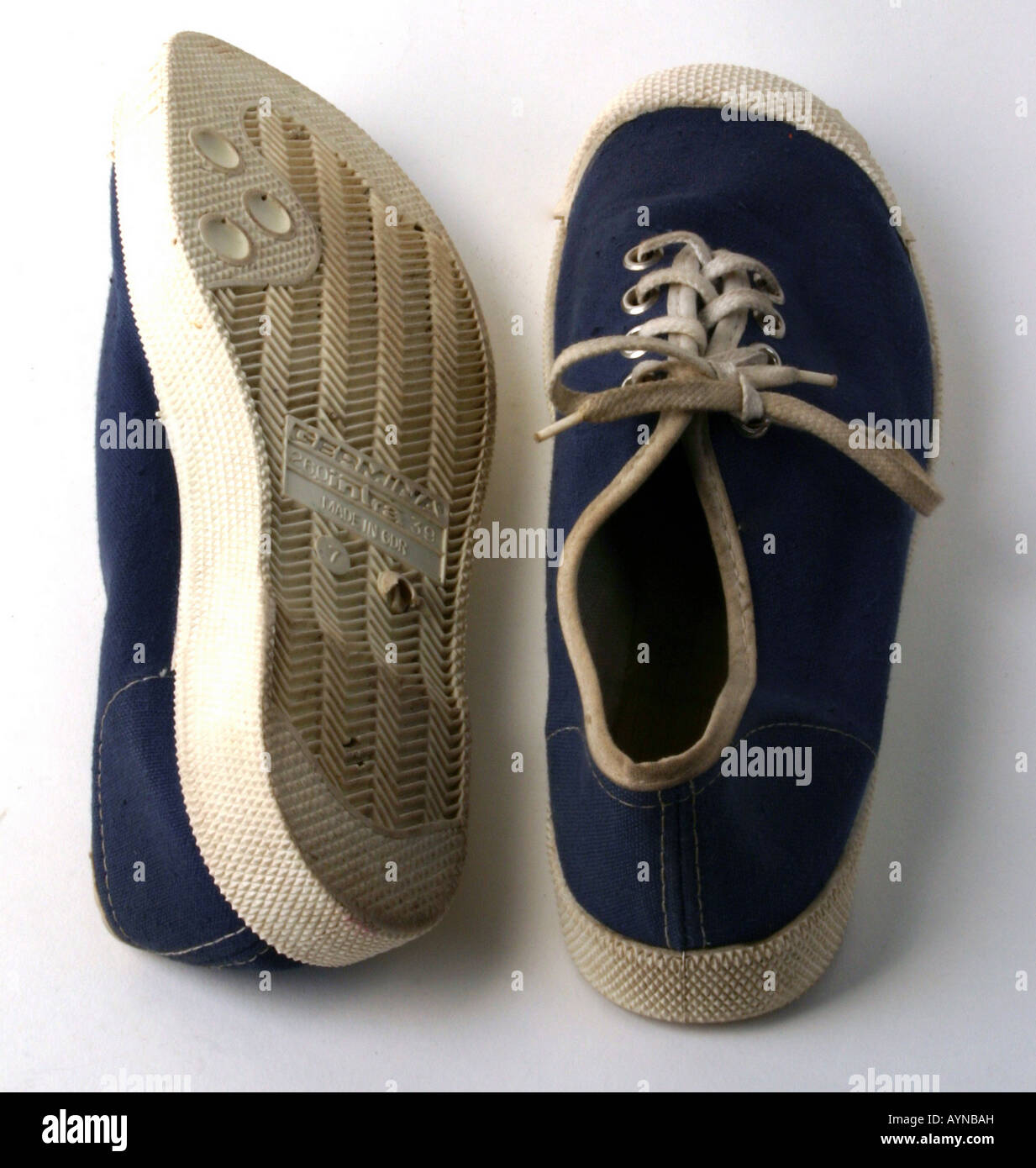 fashion, shoes, Germina sports shoe, GDR, 1980s Stock Photo - Alamy