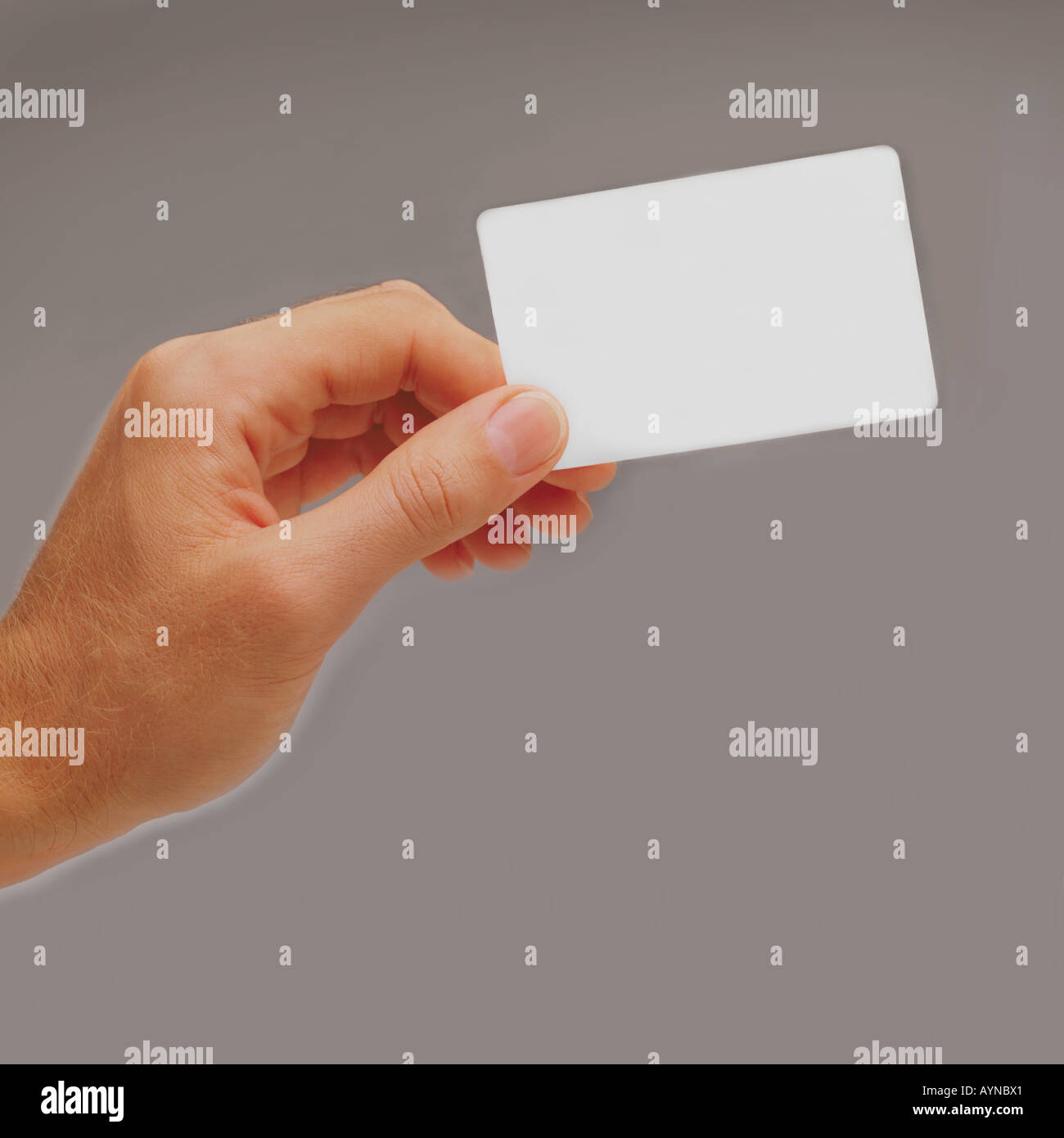 hand holding blank bank card Stock Photo - Alamy