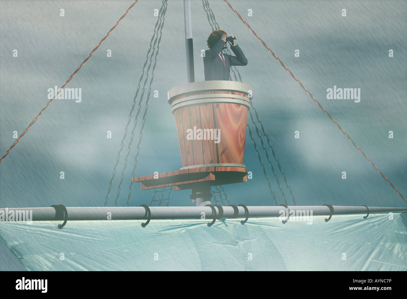 Ship lookout binoculars hi-res stock photography and images - Alamy