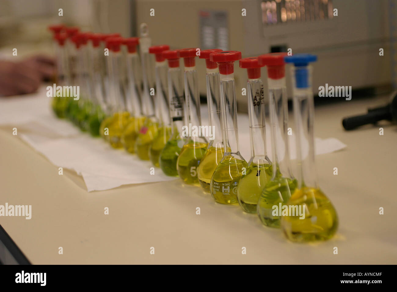 Water samples in a laboratory Stock Photo - Alamy