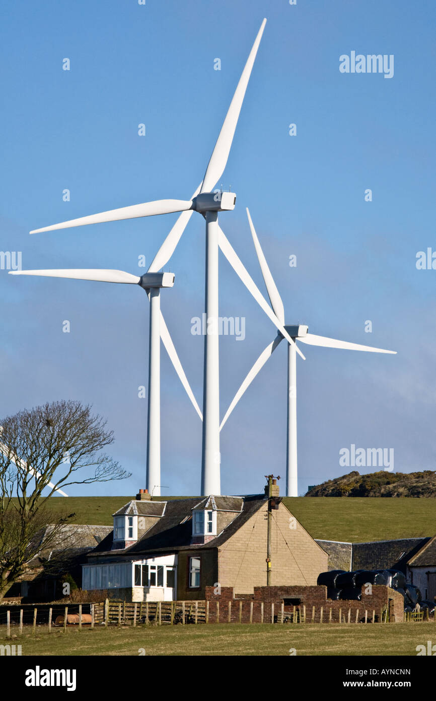 Wind turbines at Ardrossan wind farm Ayrshire Scotland Stock Photo - Alamy