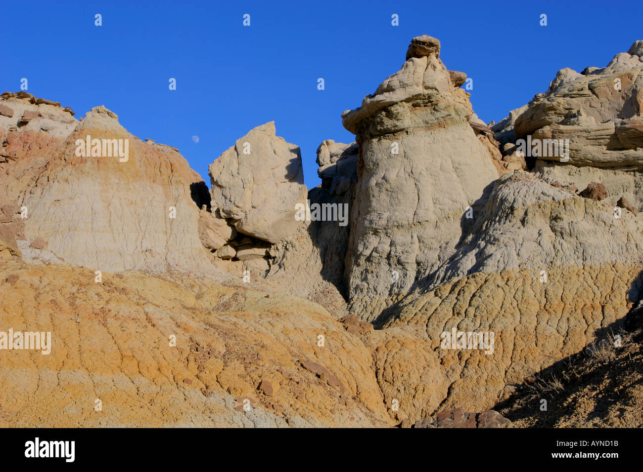 Badlands in the Bighorn Basin of Wyoming Stock Photo - Alamy