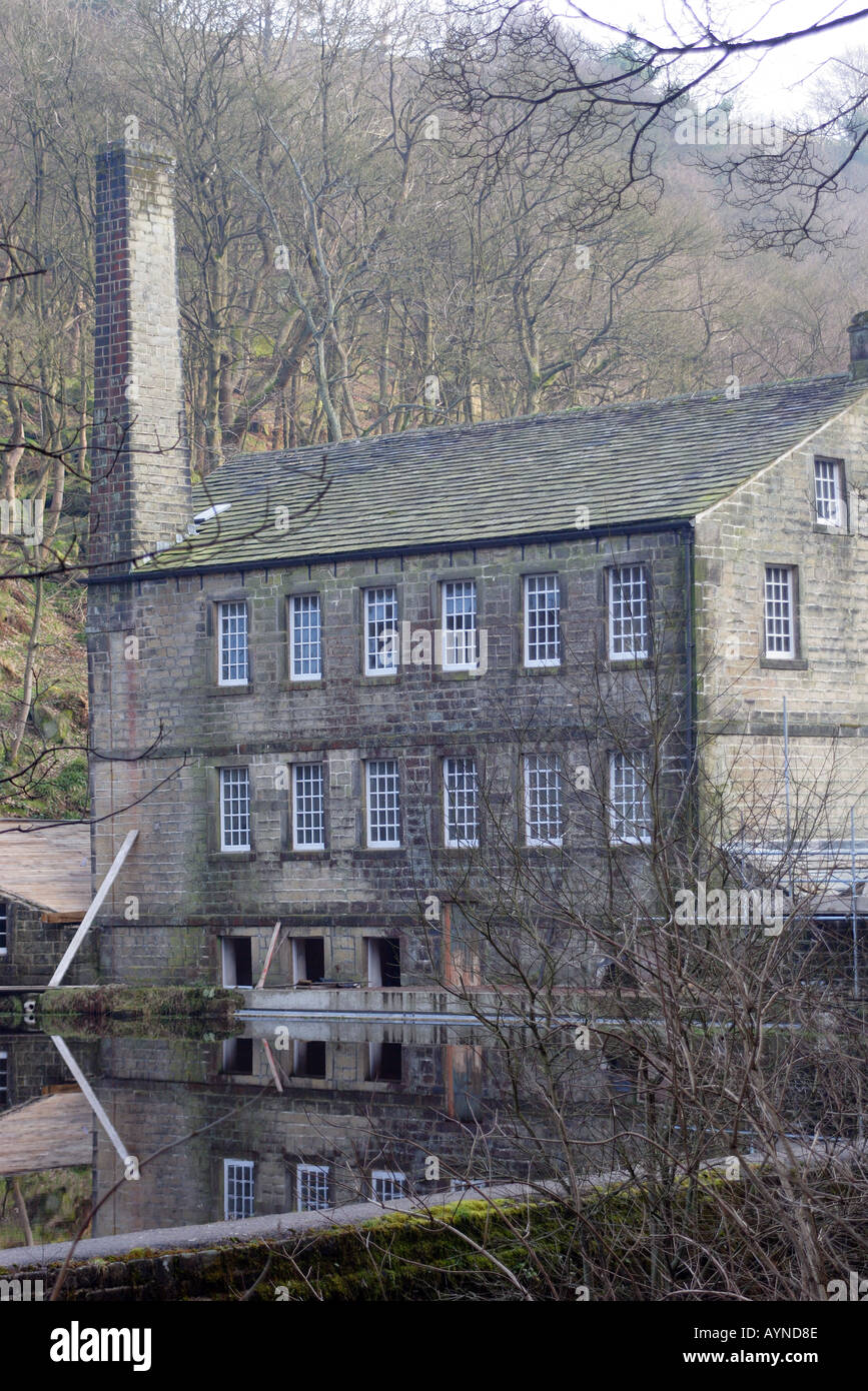 Gibson Mill Hebden Bridge Yorkshire Stock Photo - Alamy