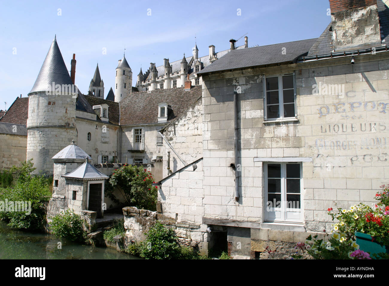 Loches chateau france hi-res stock photography and images - Alamy