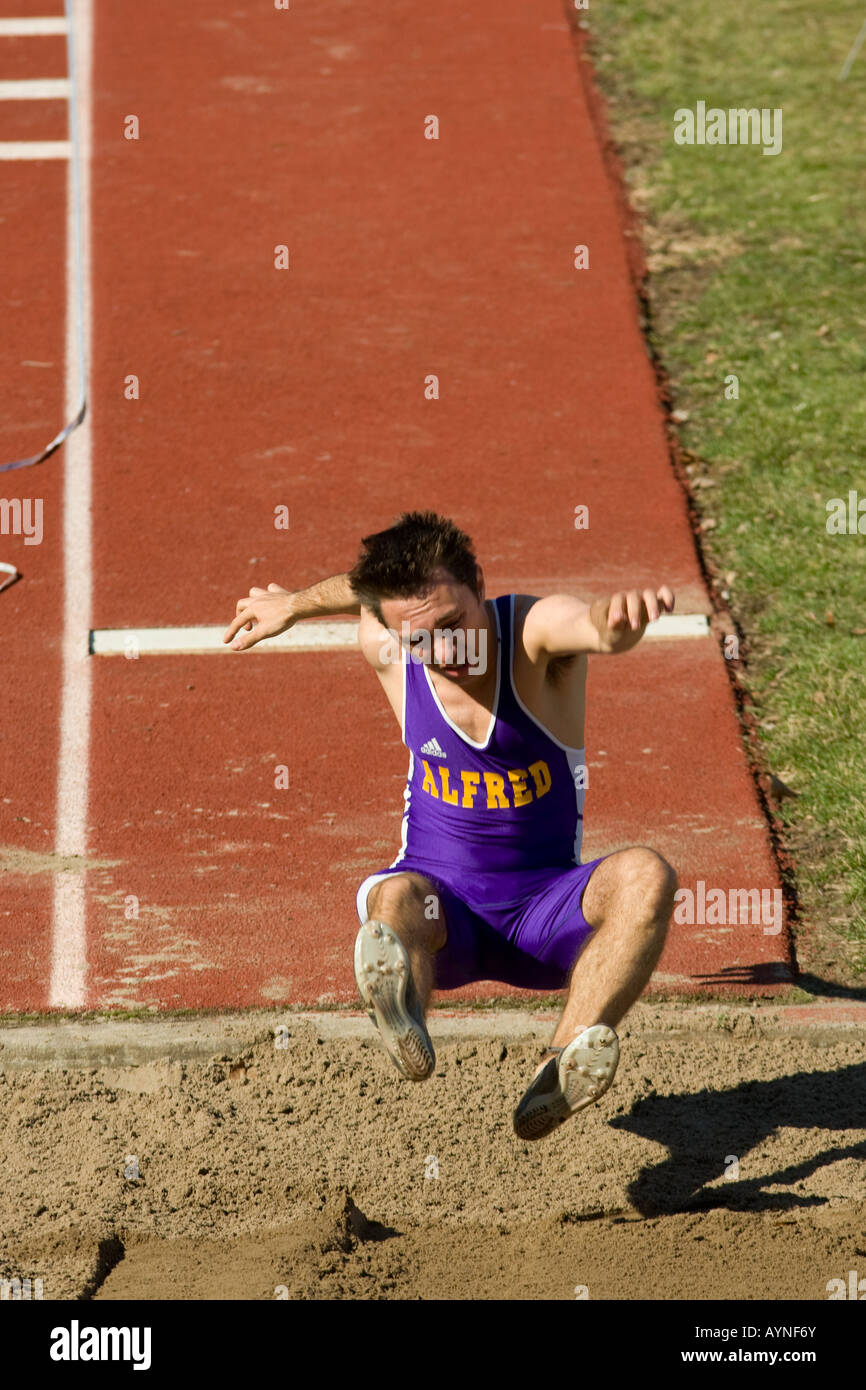 Athlete performs long jump hi-res stock photography and images - Alamy