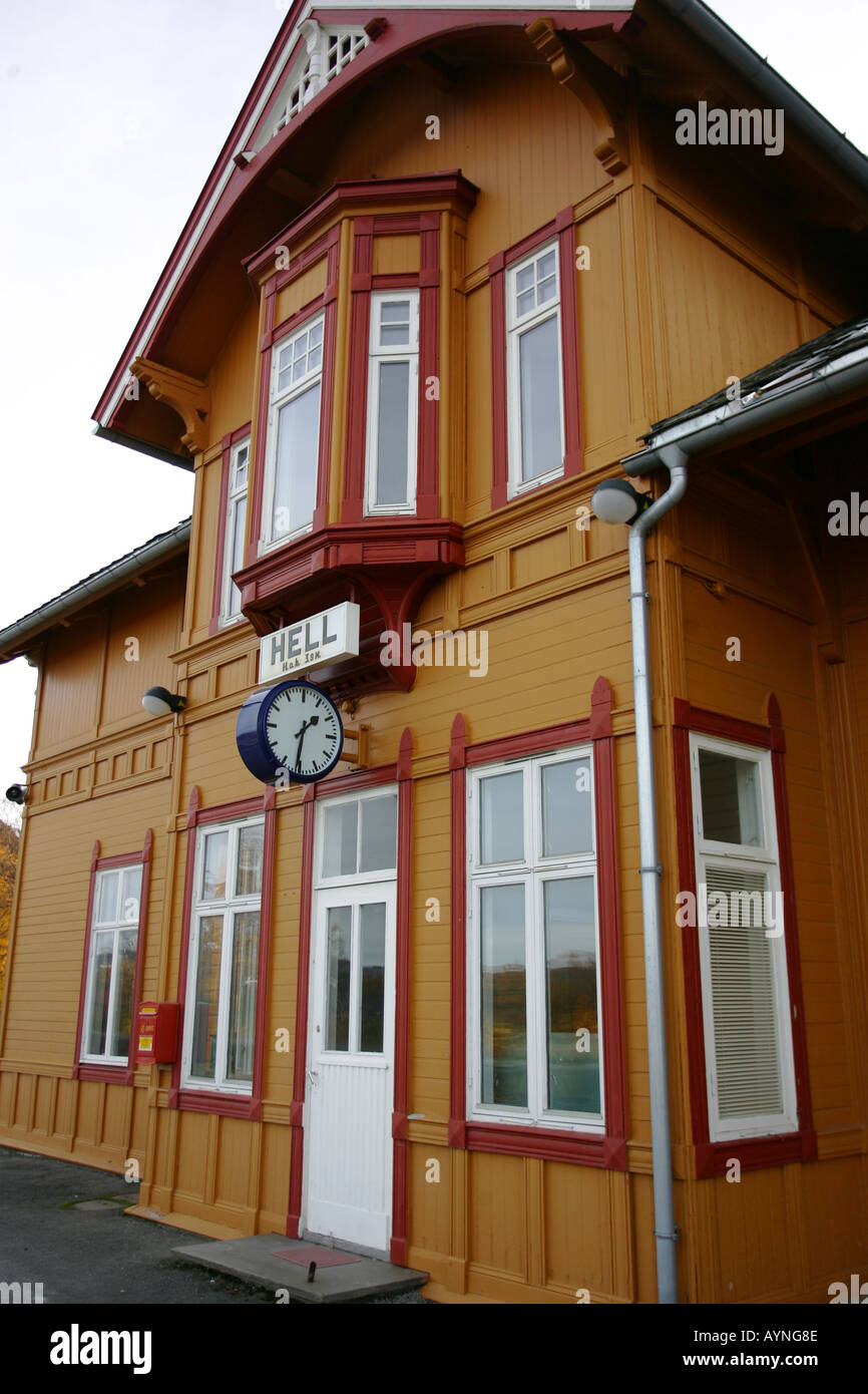 Hell Railway station, Norway Stock Photo - Alamy