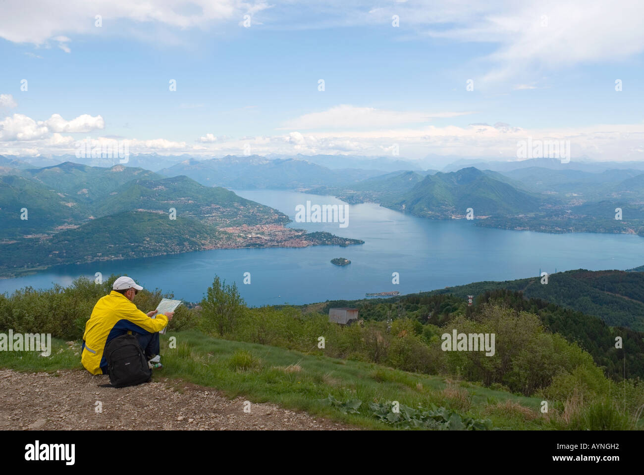 Lake maggiore mottarone landscape hi-res stock photography and images ...