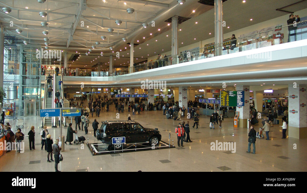 Moscow International Airport Stock Photo - Alamy