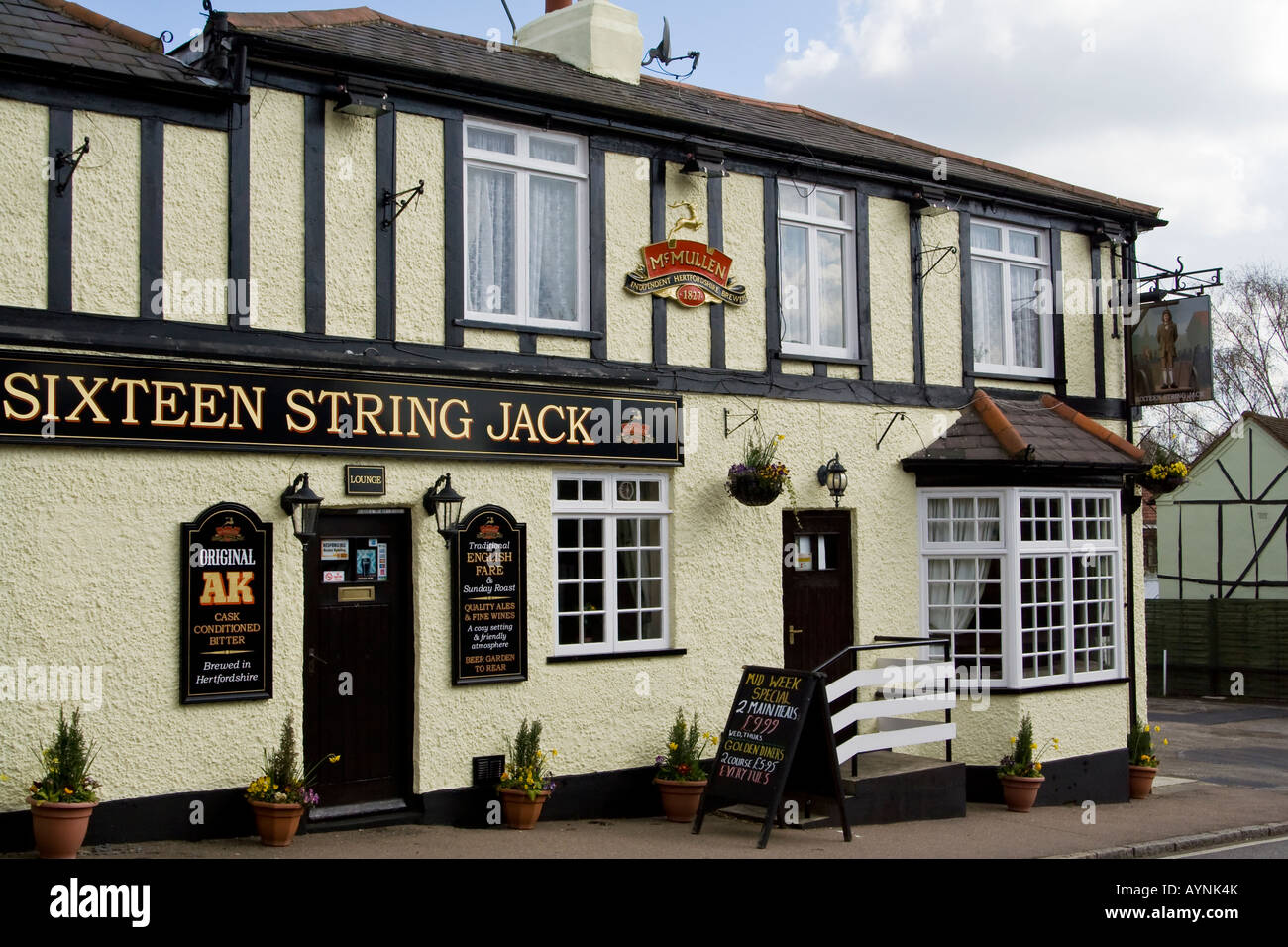 The Sixteen String Jack public house, Theydon Bois, Essex, UK Stock ...