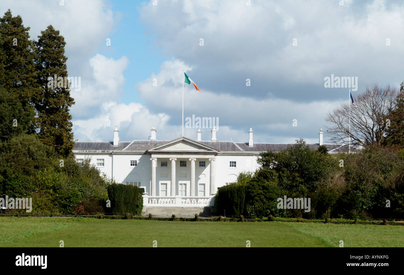 President of ireland official residence hi-res stock photography and ...