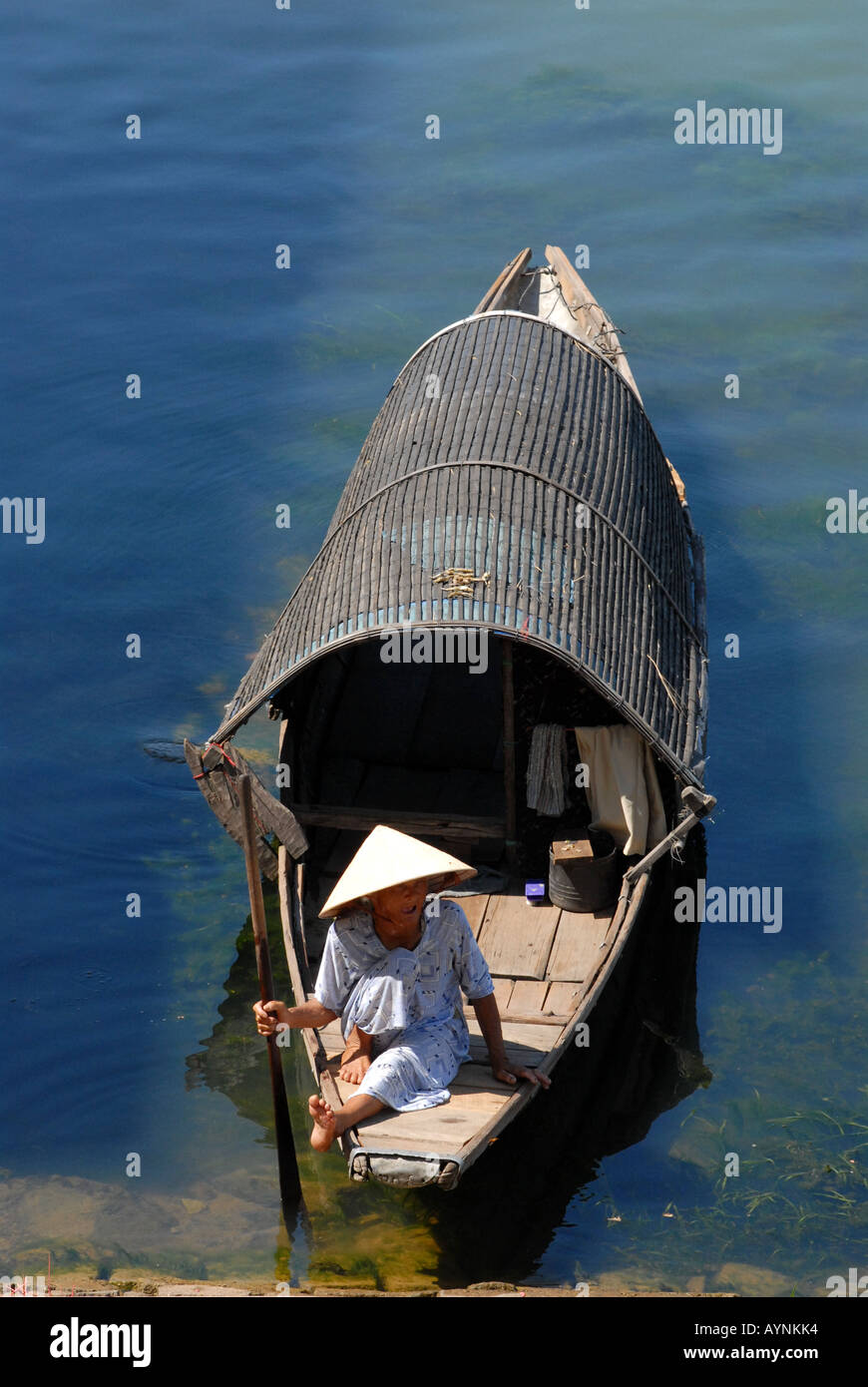 Boat on The perfume river city of Hue Vietnam Stock Photo - Alamy