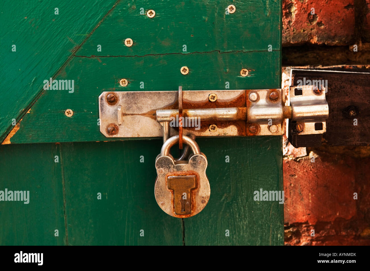 Heavy padlock hi-res stock photography and images - Alamy