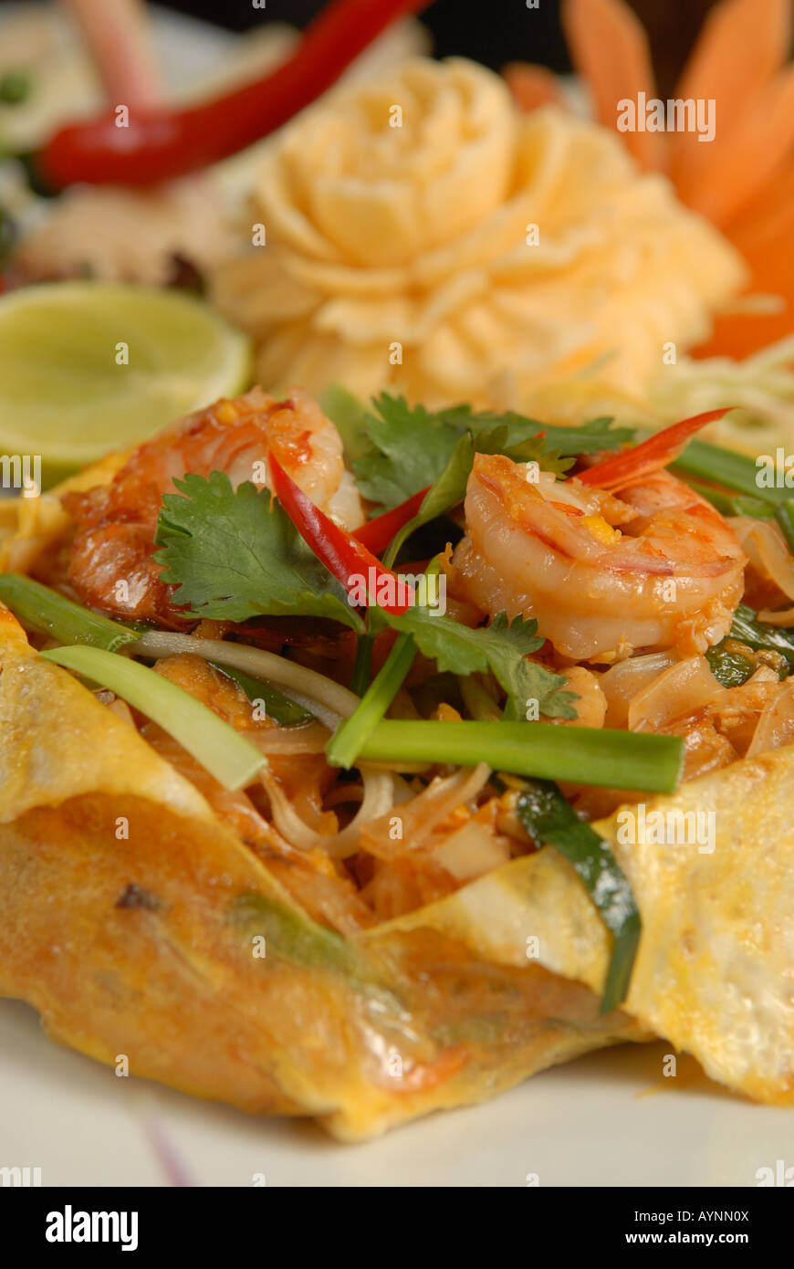 Thai food King Prawns Stock Photo - Alamy