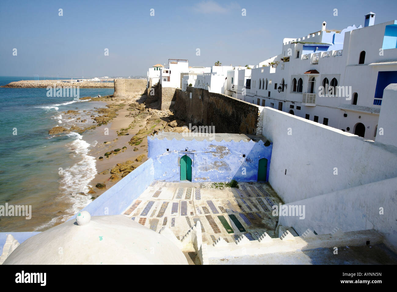 The seafront. Asilah, Morocco Stock Photo - Alamy