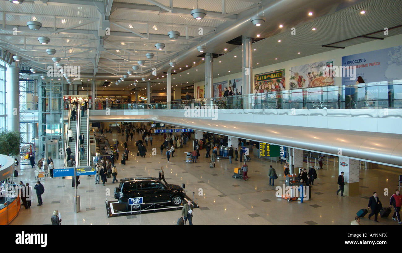 Moscow International Airport Stock Photo - Alamy