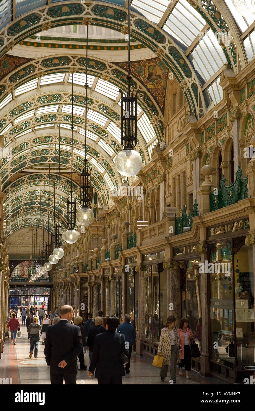 County Arcade indoor shopping centre shops stores mall Briggate Leeds ...