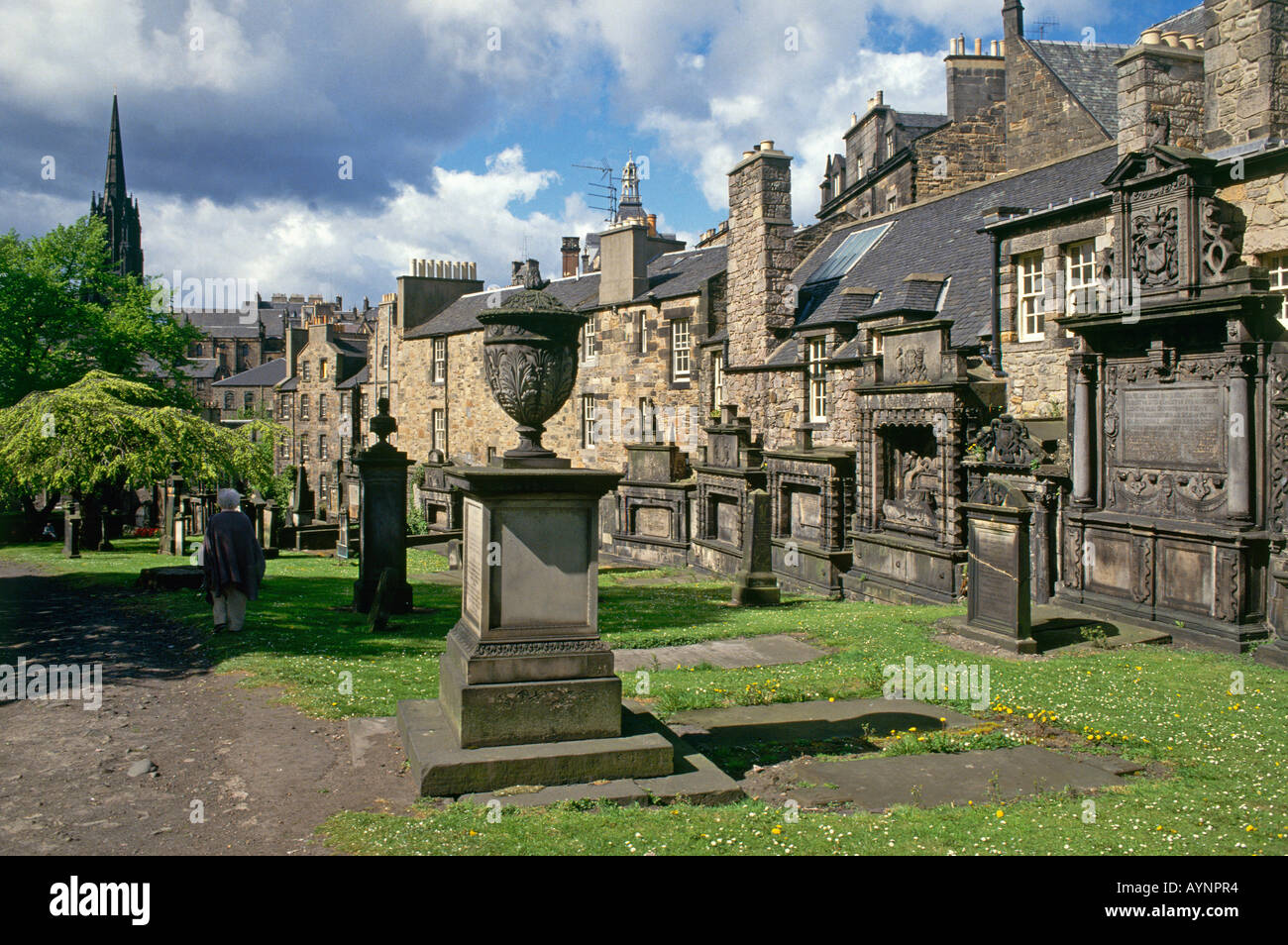 Greyfriars kirk and churchyard dates from the mid 17th century It was ...