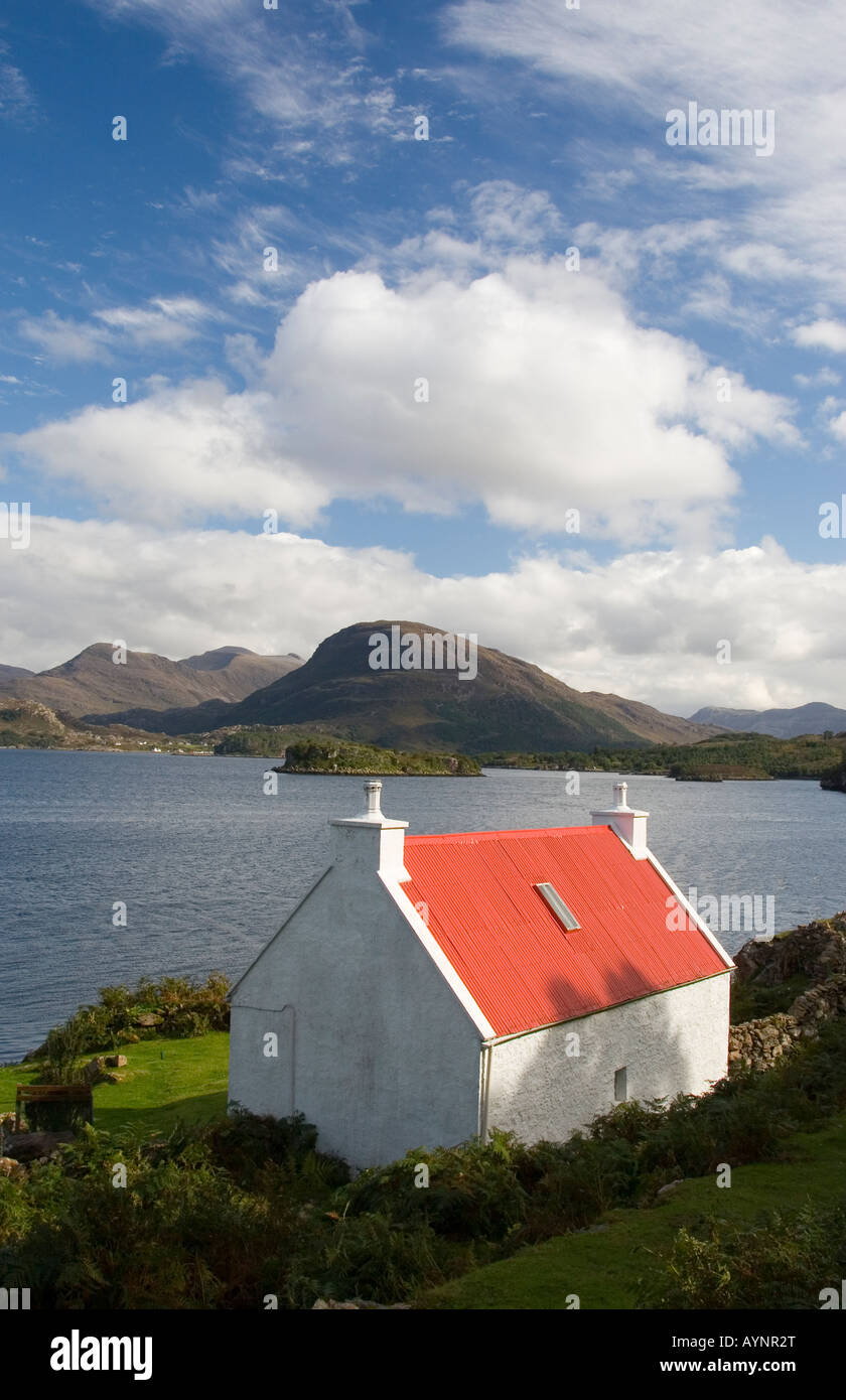lone house in Scottish Highlands Stock Photo - Alamy
