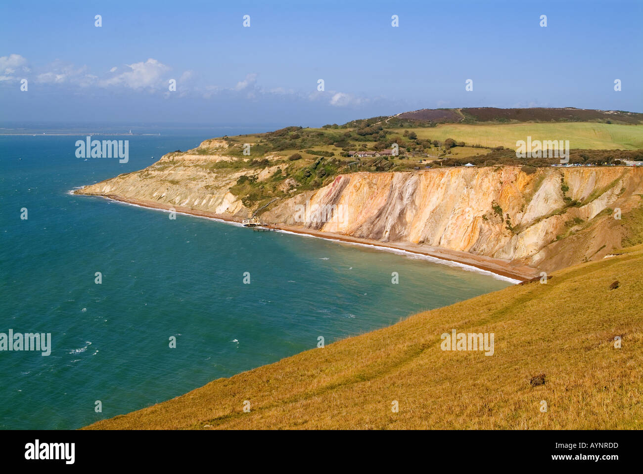 Coastline sea cliffs erosion eroded chalk cliff vertical hi-res stock ...