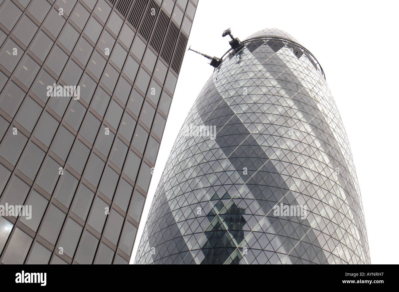 The Gherkin at 30 St. Mary axe London by architect Foster and Partners ...